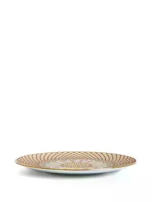 La DoubleJ Floral-print Platter - Pink