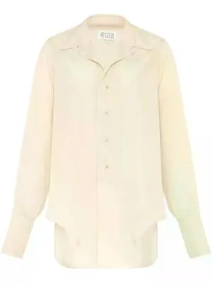 MAISON MARGIELA Dropped Hem Shirt - Neutrals