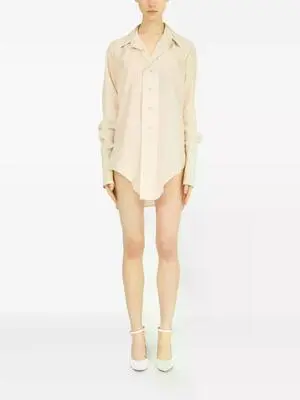 MAISON MARGIELA Dropped Hem Shirt - Neutrals