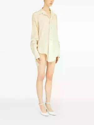 MAISON MARGIELA Dropped Hem Shirt - Neutrals