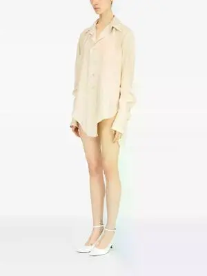 MAISON MARGIELA Dropped Hem Shirt - Neutrals