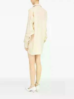 MAISON MARGIELA Dropped Hem Shirt - Neutrals