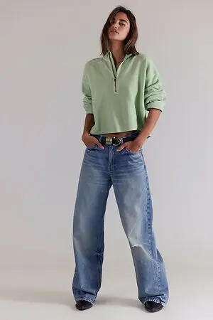 DALA Sling Mid-rise Boyfriend Jeans - Attick Blue