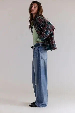 DALA Sling Mid-rise Boyfriend Jeans - Attick Blue