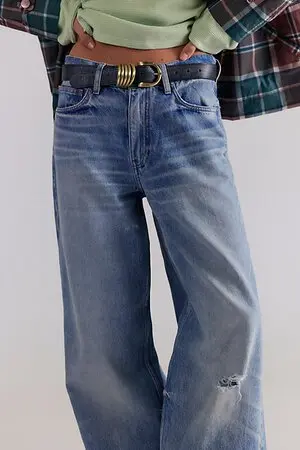 DALA Sling Mid-rise Boyfriend Jeans - Attick Blue