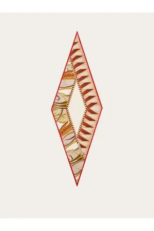 FERRAGAMO Giada Triangle Scarf - Pink