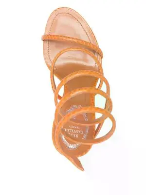 Rene Caovilla 110mm Leather Sandals