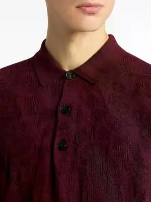 Etro Cotton Polo Shirt - Red