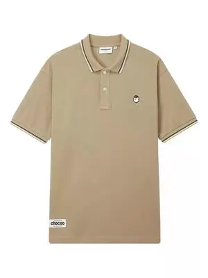 CHOCOOLATE Logo-patch Polo Shirt - Neutrals
