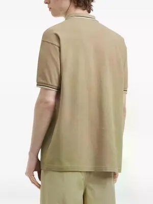CHOCOOLATE Logo-patch Polo Shirt - Neutrals