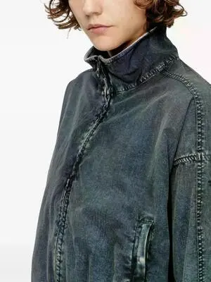 DIESEL® G-leam-r1 Cropped Denim Jacket