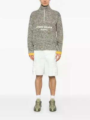 Stone Island Painted-logo Sweater