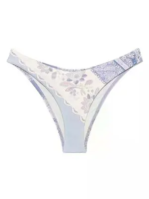 Zimmermann Lucky Bikini Bottom - Purple