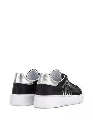 Roberto Cavalli Mirror Snake-print Sneakers