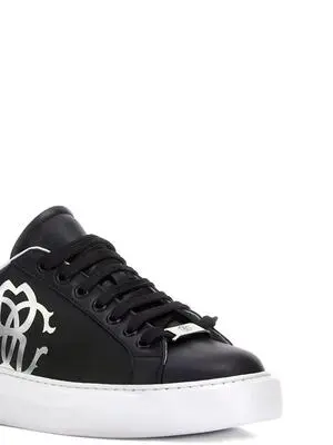 Roberto Cavalli Mirror Snake-print Sneakers