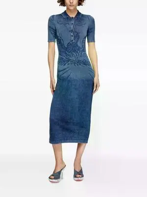 DIESEL® M-fenny Denim Shirt Dress - Blue