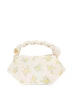 GANNI Floral-embroidered Tote