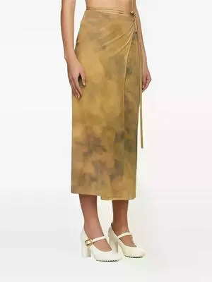 Sportmax Silk Midi Skirt