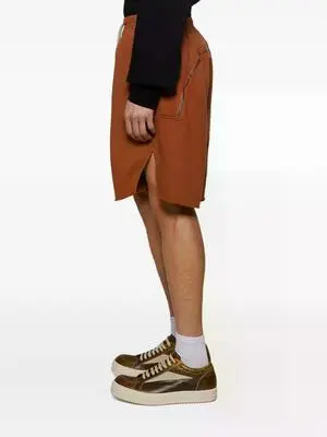 Rick Owens Drawstring-waist Shorts - Orange