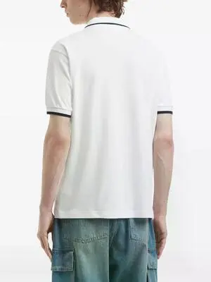 CHOCOOLATE Logo-embroidered Polo Shirt - White