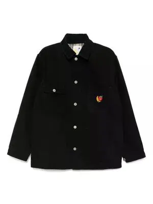 SKY HIGH FARM WORKWEAR Embroidered Denim Jacket - Black