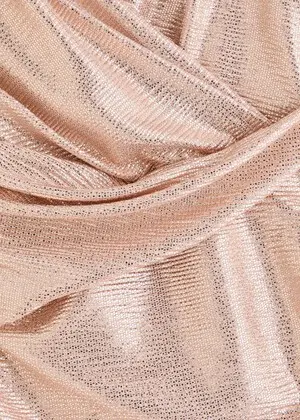 Talbot Runhof Wrap-effect Lamé Gown