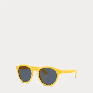 Ralph Lauren Round Frame Sunglasses - Shiny Yellow