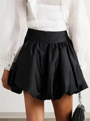 Simone Rocha Gathered Mikado Mini Skirt