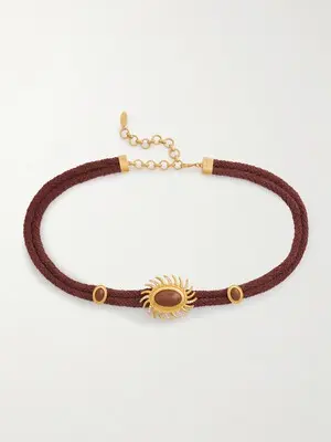 SONIA PETROFF Sun Embellished Waist Belt