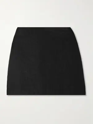 Posse Alice Linen Mini Skirt - Black