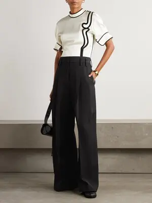 JIL SANDER Pleated Wide-leg Pants