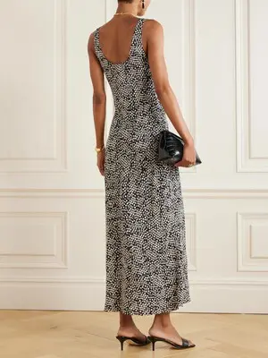 Matteau Printed Silk-crepe Maxi Dress