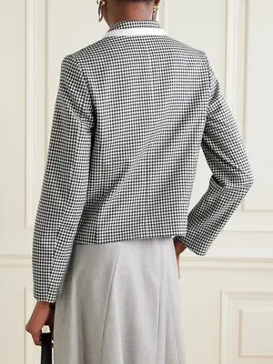 Comme Des Garçons Checked Wool Jacket