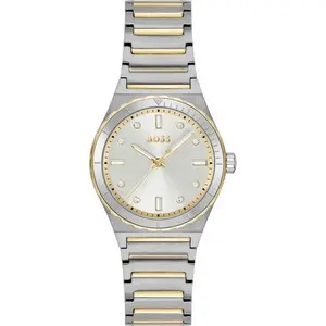 BOSS Candor Bracelet Watch - Silver White