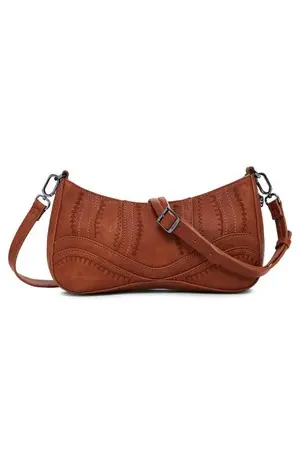 Desigual Embroidered Faux Leather Crossbody Bag