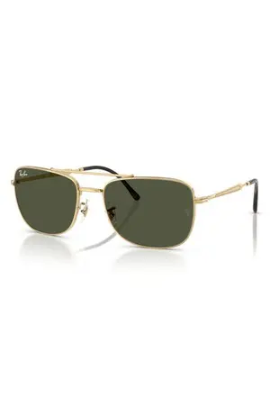Ray-ban 62mm Rectangular Sunglasses - Arista