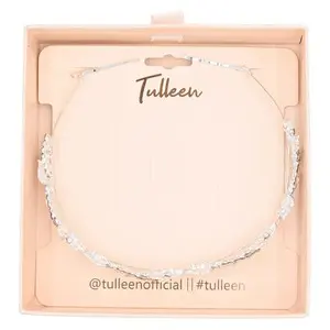TULLEEN Rhinestone Leaf Headband