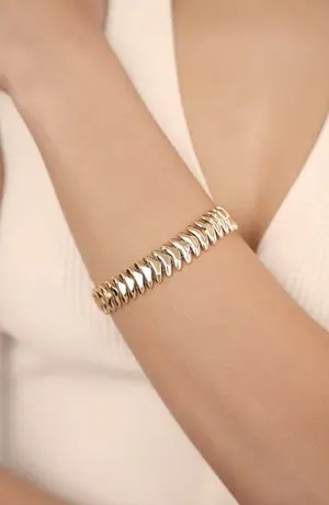 Ettika Vortex Cuff Bracelet - Gold