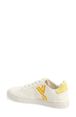 YY NATION Fractus Cactus Sneaker - White /yellow /lemon /white