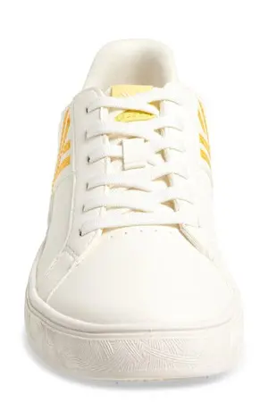 YY NATION Fractus Cactus Sneaker - White /yellow /lemon /white