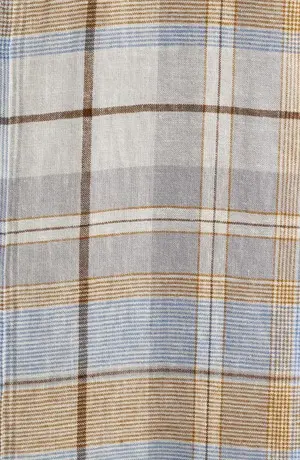 Pendleton Dawson Plaid Linen Blend Button-up Shirt