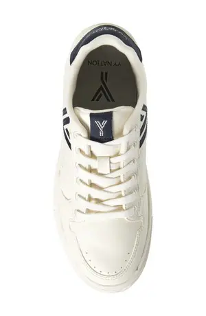 YY NATION Stratus Cactus Sneaker - White / Navy / White