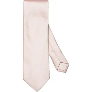 Eton Textured Silk Neck Tie - Medium Pink