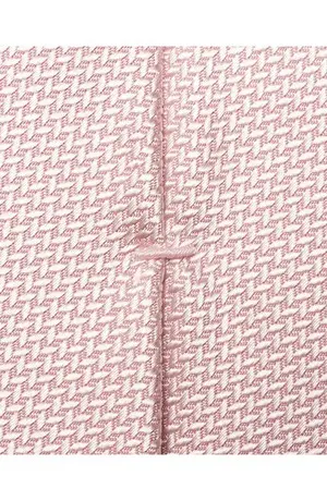 Eton Textured Silk Neck Tie - Medium Pink