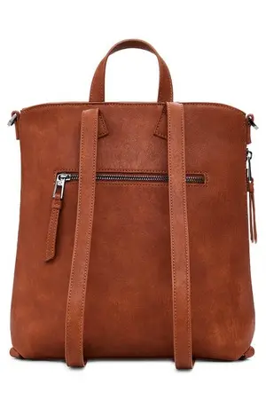 Desigual Mini Embroidered Faux Leather Backpack