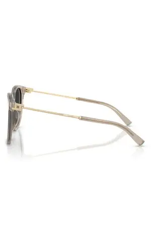 Tiffany & Co. 56mm Gradient Square Sunglasses - Opal Taupe /grey Gradient