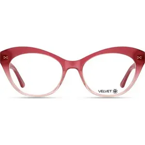 VELVET EYEWEAR Minnie 54mm Cat Eye Optical Glasses - Gradient Red