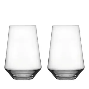 SCHOTT ZWIESEL Pure Stemless Wine Tumbler, Set Of 2 - No Color