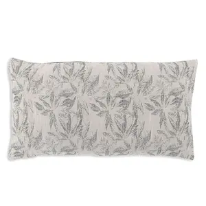 ANNIE SELKE Theodore Reversible Matelasse Sham, King - Charcoal