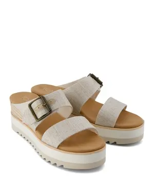 Toms Diana Platform Sandals - Natural